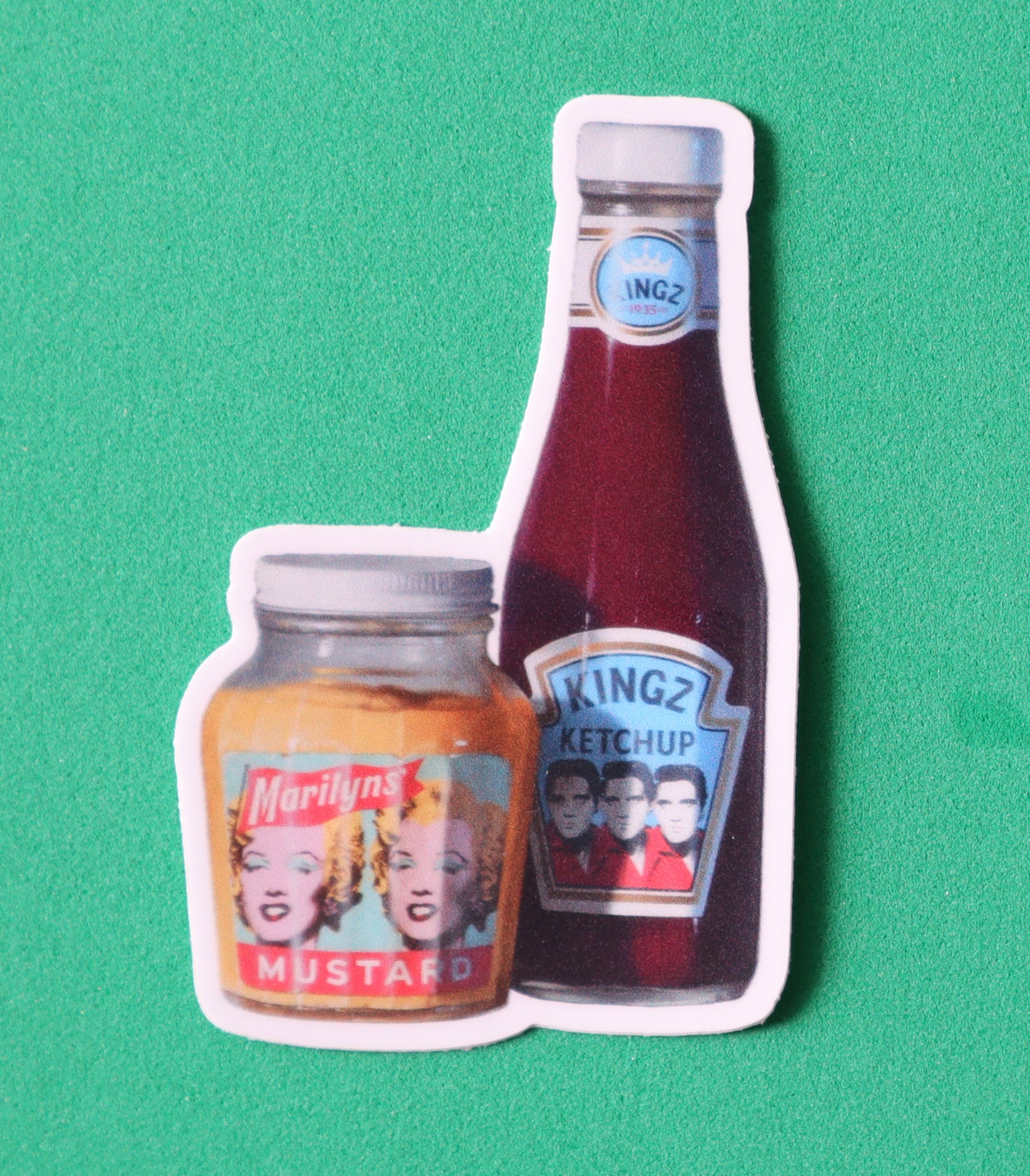 His and Hers Sticker – Beg, Borrow and Steele Art Co.